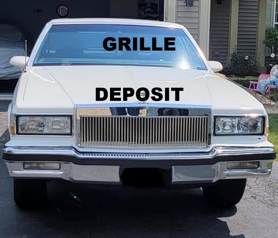 DEPOSITS - 1982 - 1990 Chevrolet Caprice - Box Chevy Vertical Grille ...