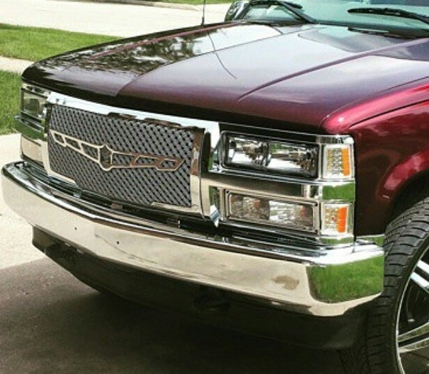 Tiarra Luxury Grilles ~ 1988 - 1999 Chevrolet Silverado 1 piece grille ...