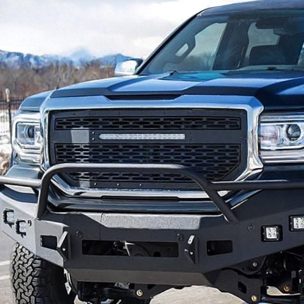 E&G CLASSICS ~ Denali "Z" Style Light Bar Grille 2016 - 2018 GMC Sierra ...