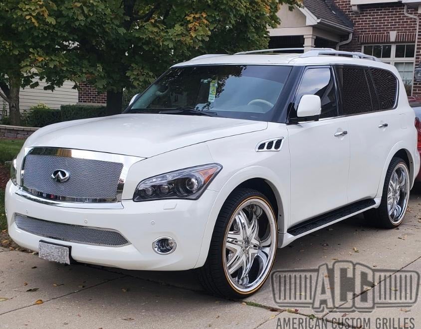 2011 - 2014 Infiniti QX56 / QX80 Chrome with Stainless, Chrome or Black ...