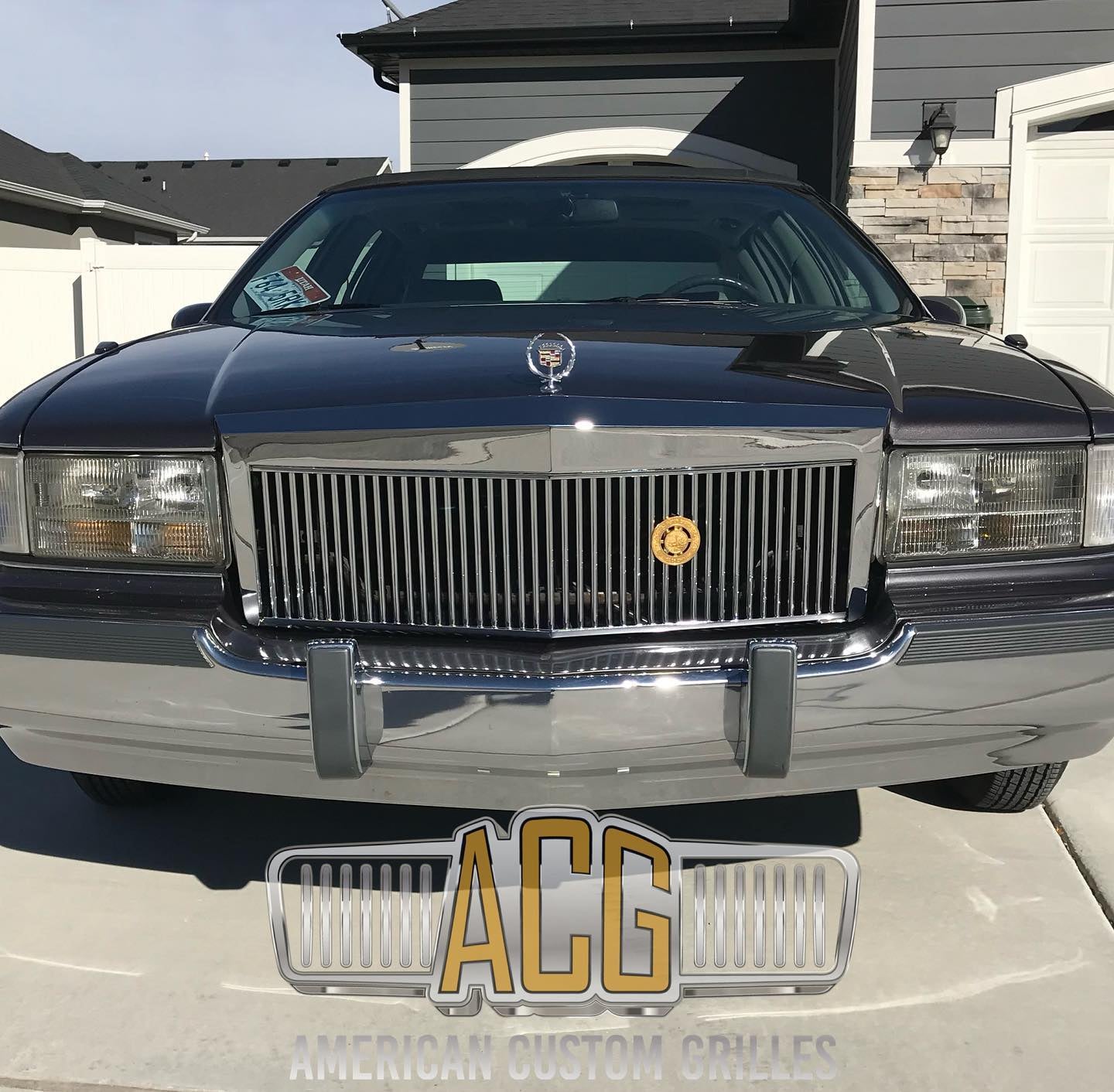 1993 - 1996 Cadillac Fleetwood Brougham Vertical GIANT SPOKE Grille ...