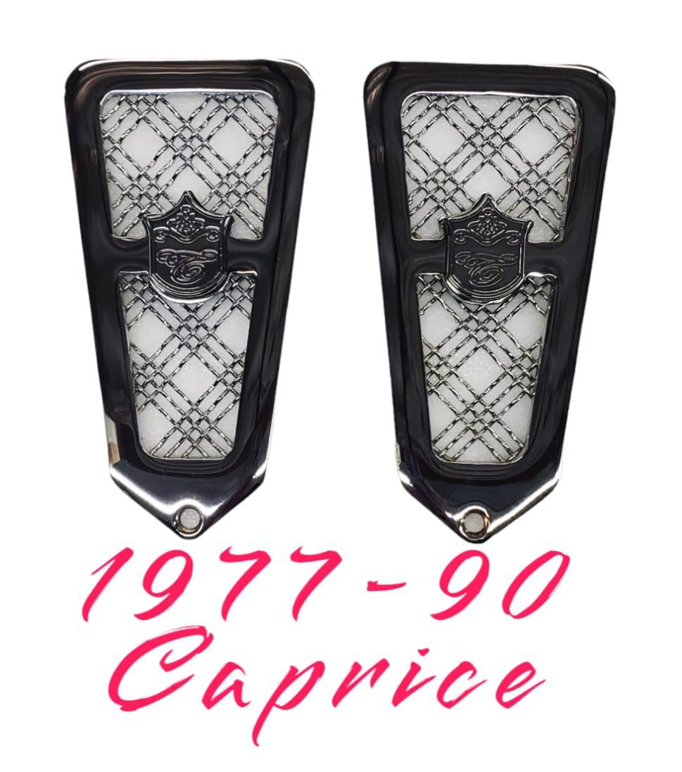 Tiarra Luxury Grilles ~ Box Chevy Door Vent Grille Set - Chrome ...